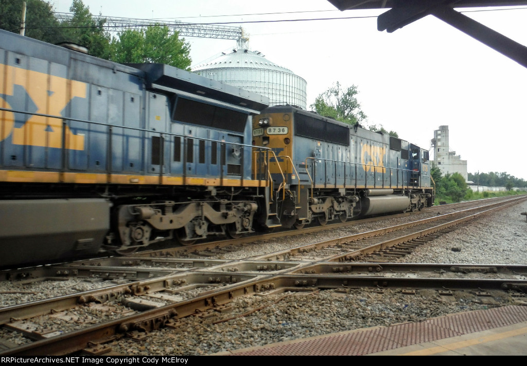 Southbound CSX at Selma